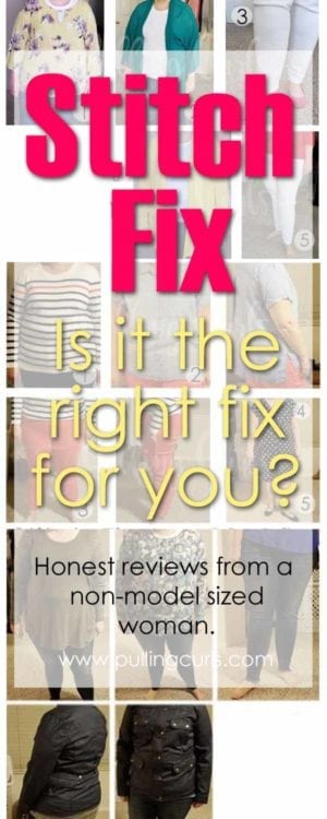 Stitch Fix Reviews Even For Plus Size Ladies Pulling Curls